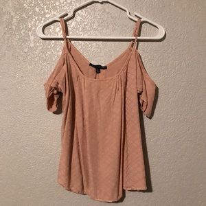 Tops | Blush Pink Off The Shoulder Top | Poshmark